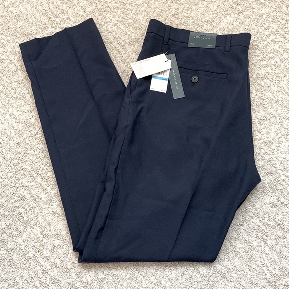 Perry Ellis | Pants | Perry Ellis Dress Pants Slacks Slim Fit Navy Blue ...
